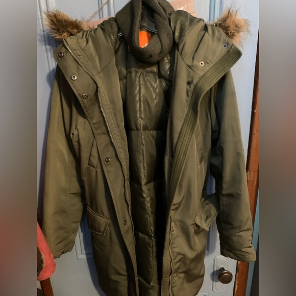Joe Fresh | Jackets & Coats | Army Green Colour Down Jacket With ...